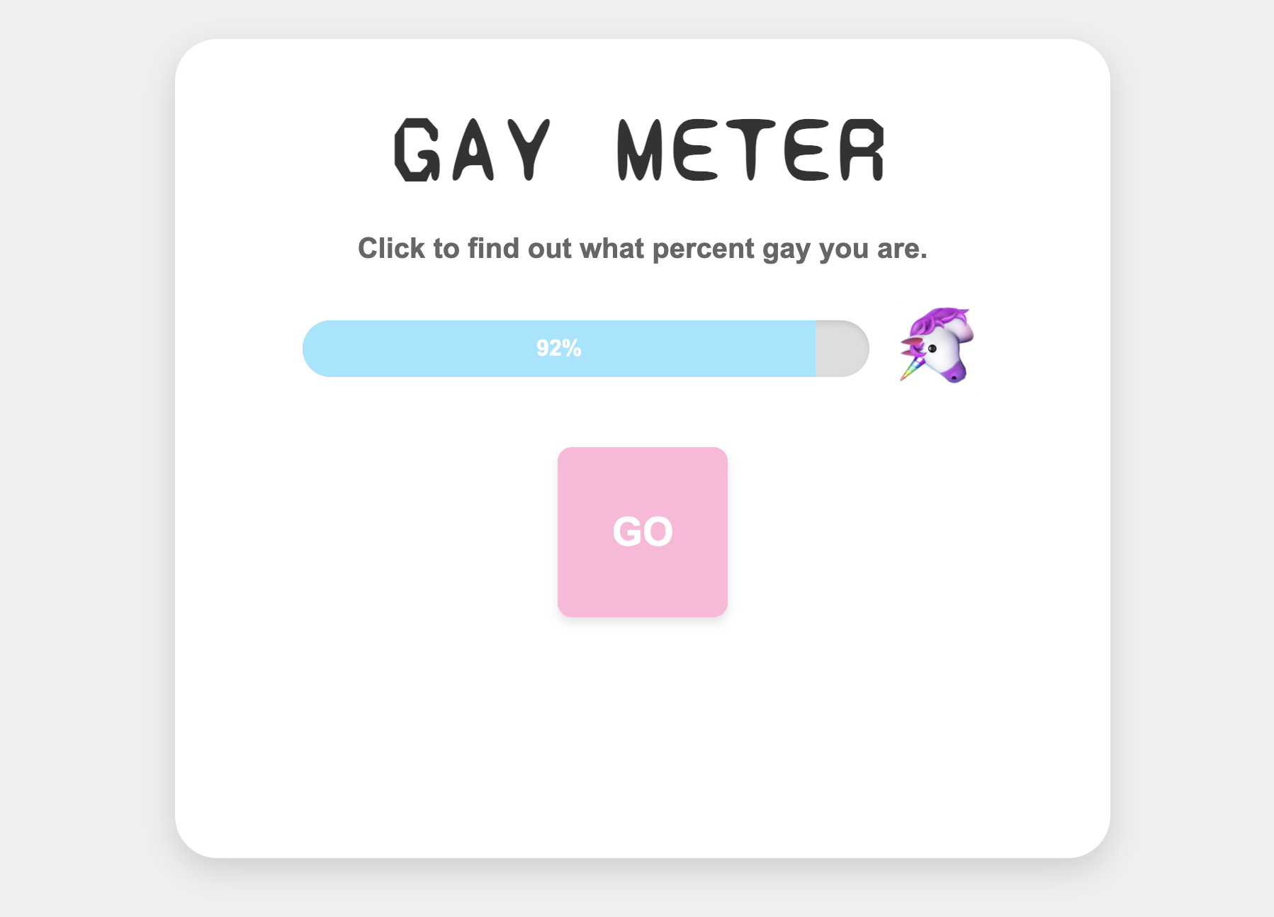 Gay Meter